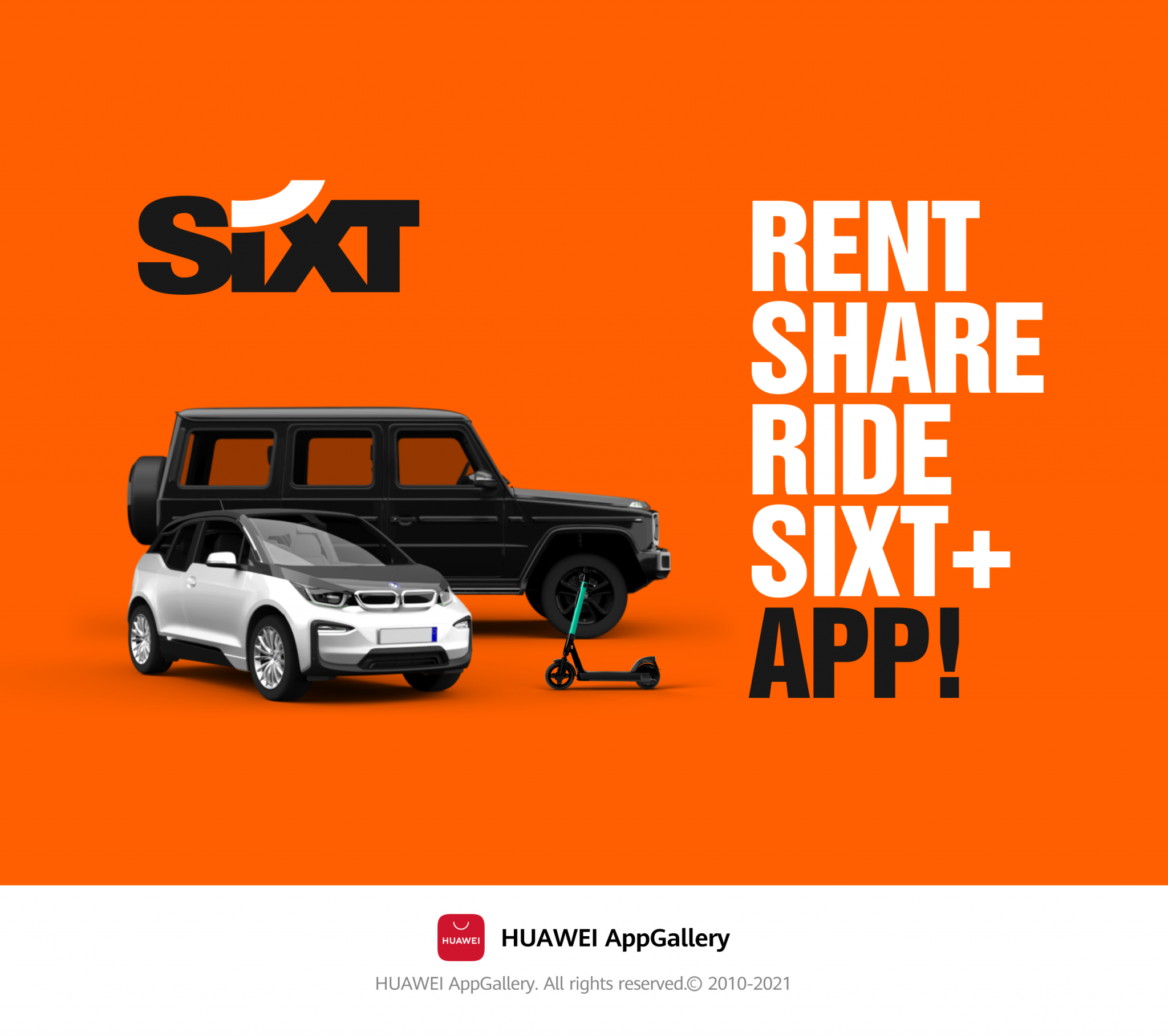 Unsere SIXT App in der HUAWEI AppGallery - Sixt Magazine