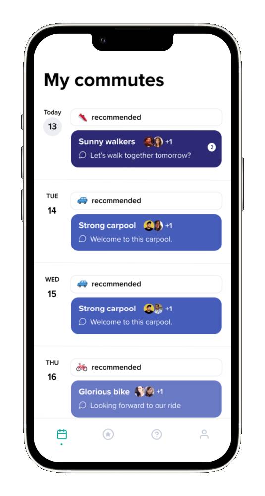 Die Pave Commute App führt Pendler für mehr Nachhaltigkeit zusammen